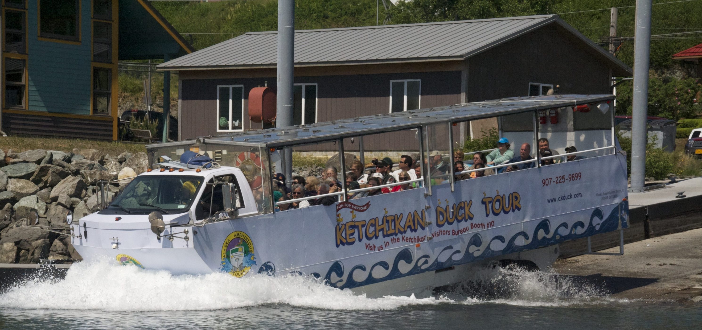 Amphibious Duck Boat Sightseeing Tour in Alaska | Ketchikan Duck Tour